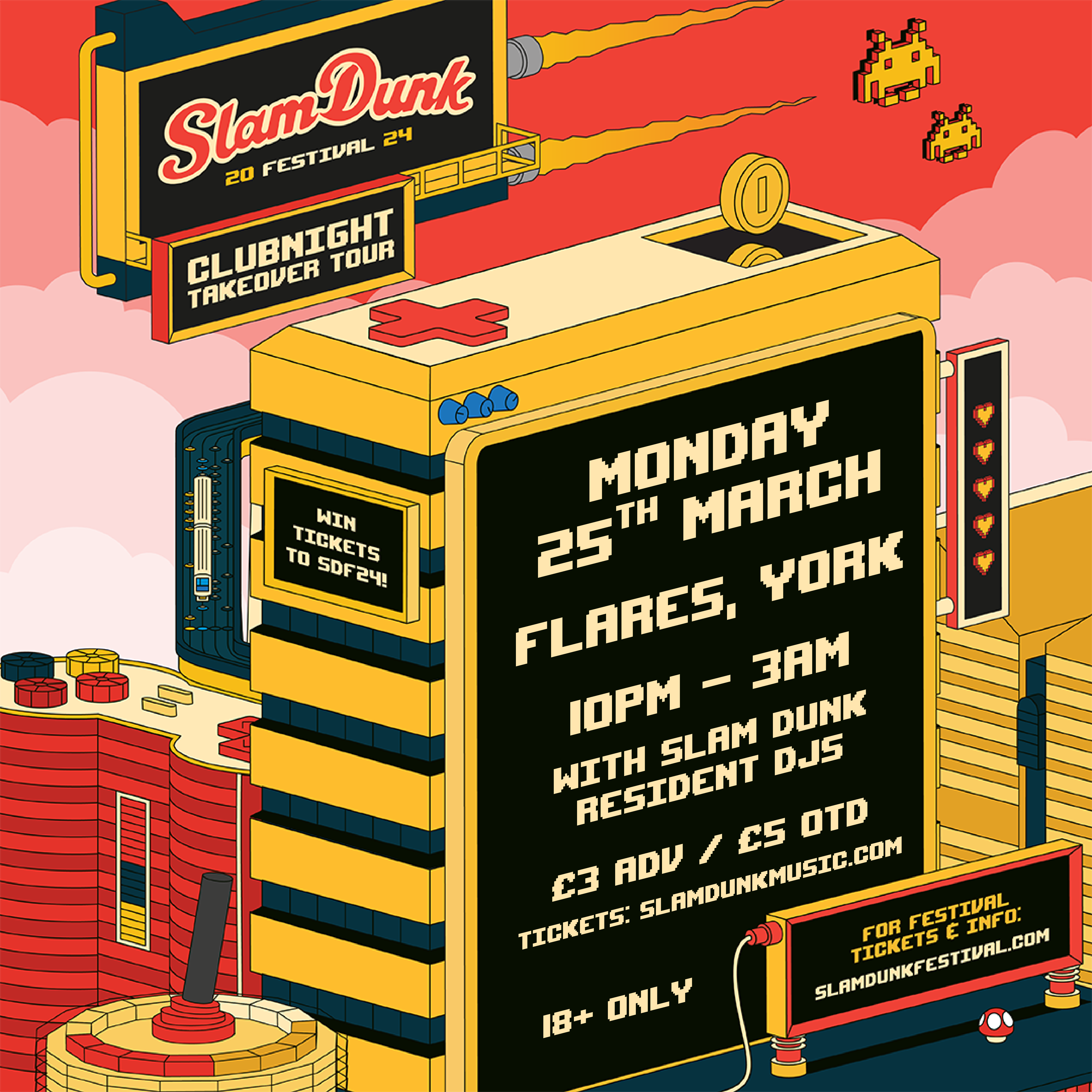 Flares Rocks: Slam Dunk Takeover at Flares - York, York on 25th Mar ...