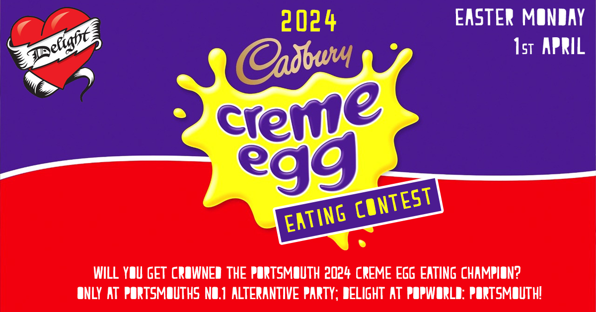 Easter Delight: with the 2024 Creme Egg eating contest at Popworld ...