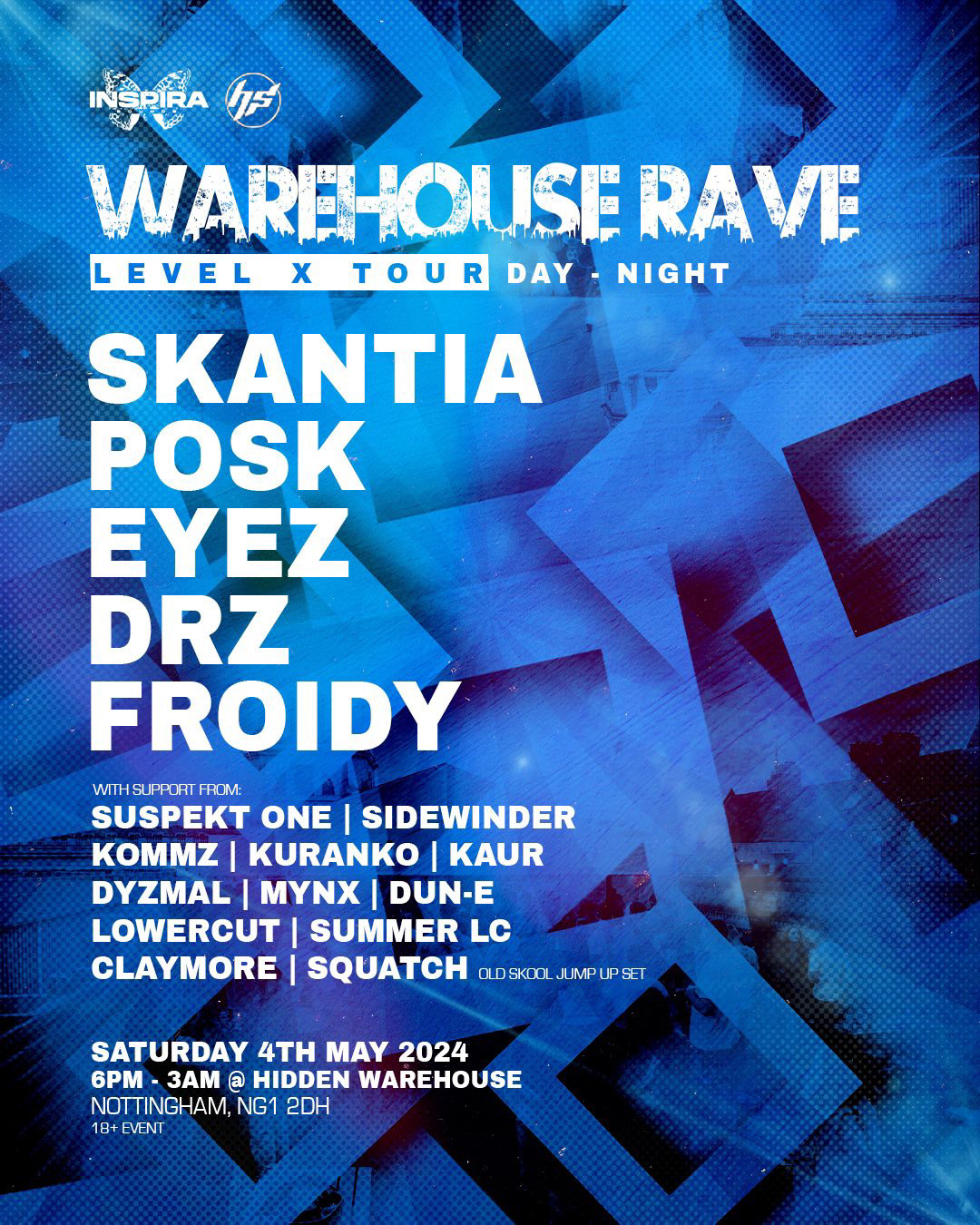(DNB)Hooked x Inspira Presents Skantia,Eyez,Posk, DRZ, FROIDY + More at ...
