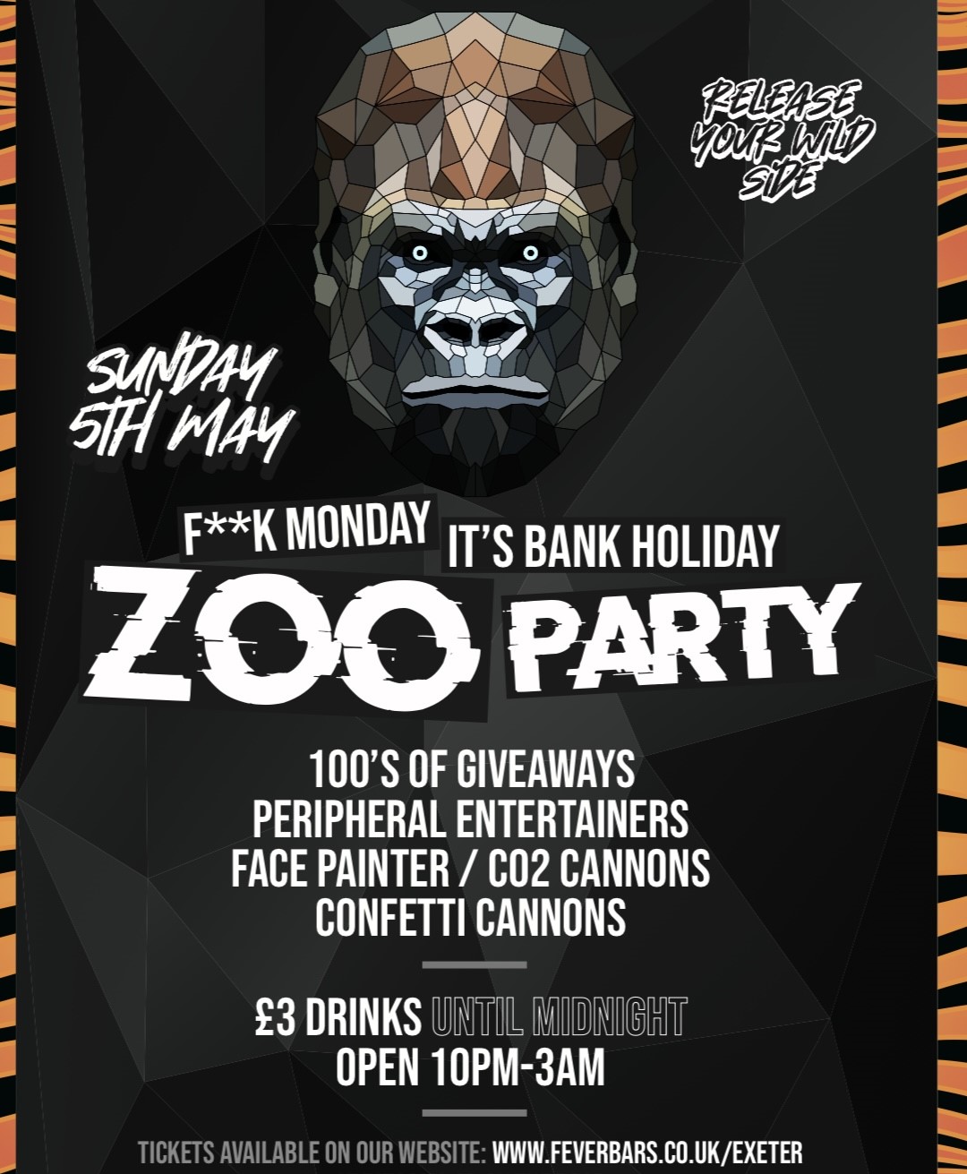 F+*k Monday presents FOAM & ZOO party at Fever - Exeter, Exeter on 5th ...