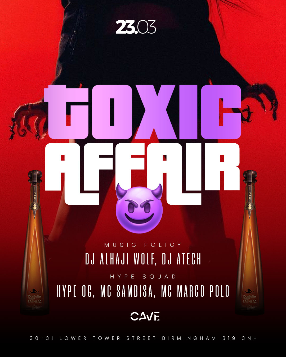 Toxic Affair 😈 at Cave, Birmingham on 23rd Mar | Fatsoma