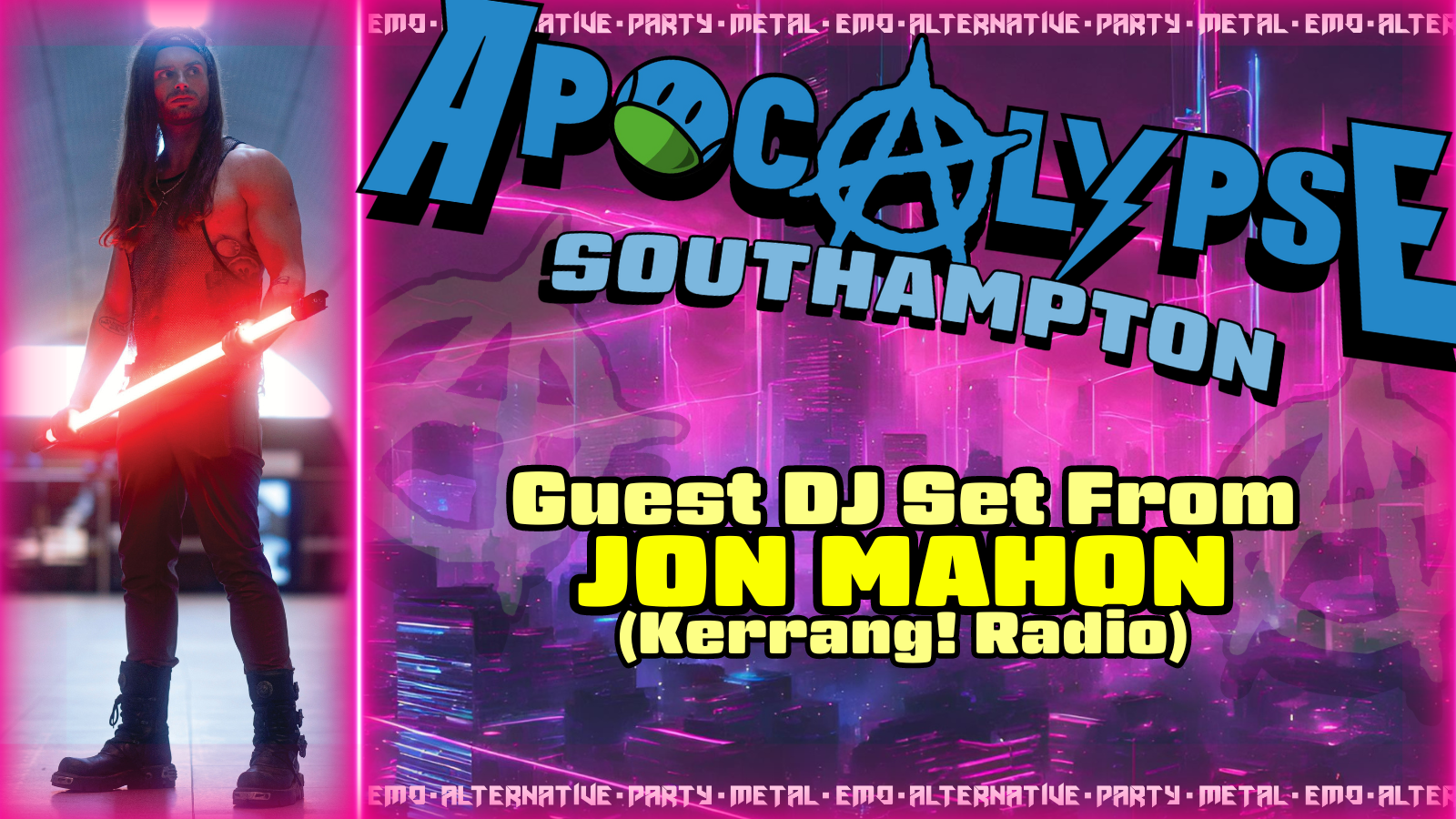 Apocalypse Southampton **JON MAHON DJ SET** - Metal / Emo / Alternative ...