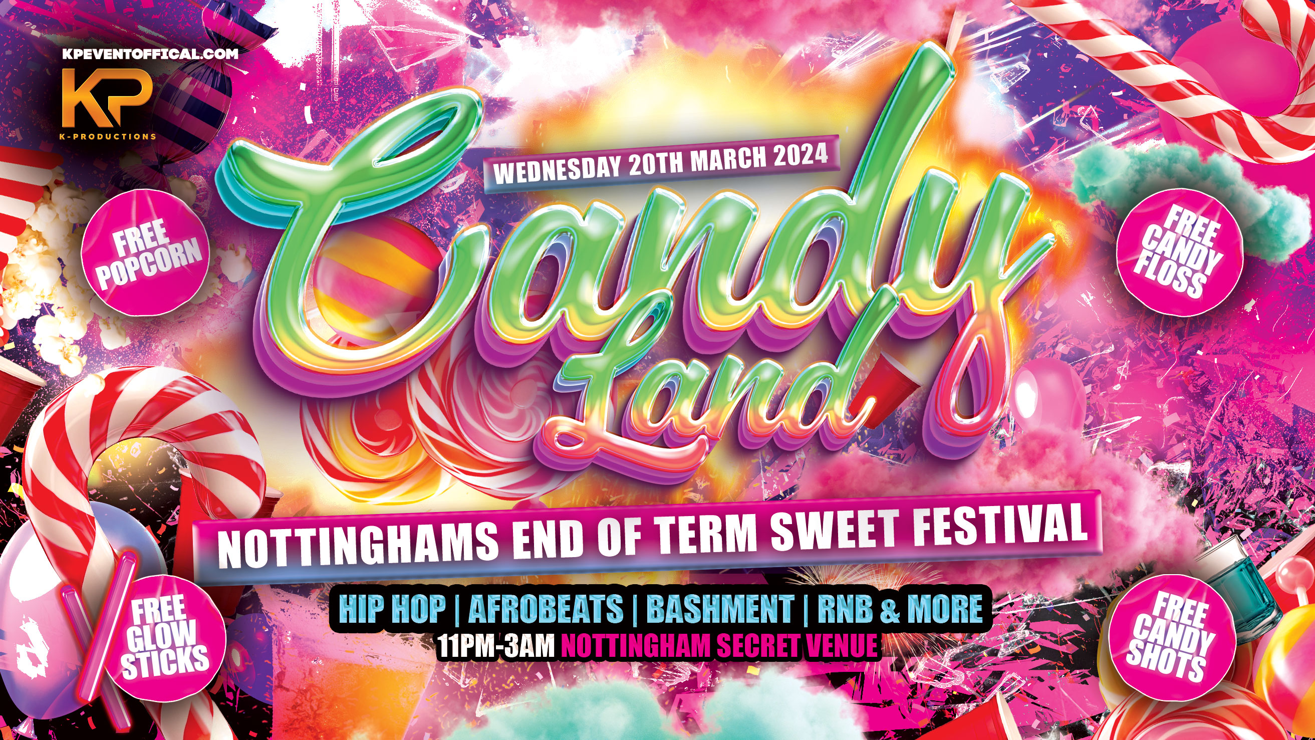Candy Land [VENUE = ICON] at ICON, Nottingham on 20th Mar | Fatsoma