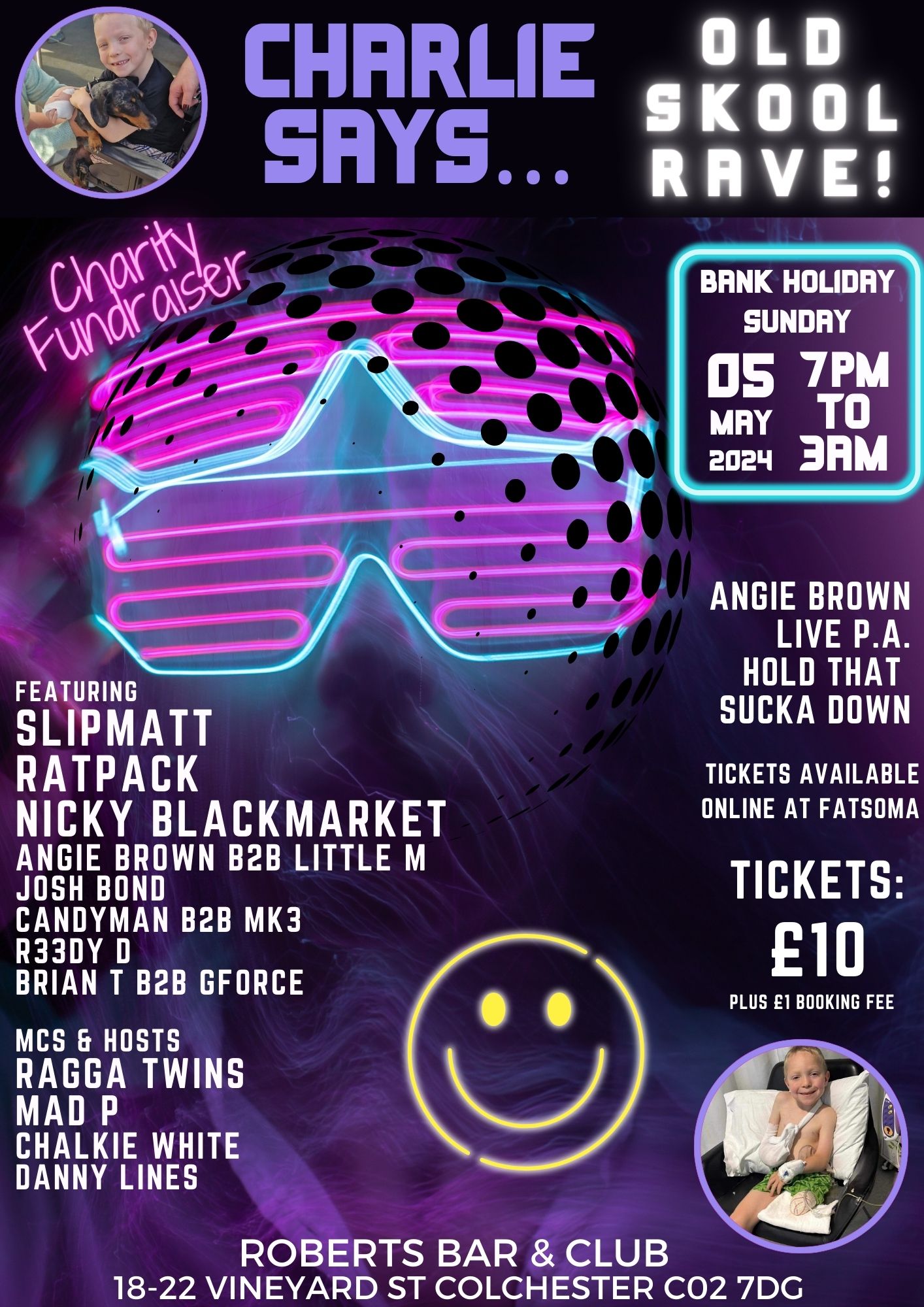 Charlie Says.... Old Skool Rave at Roberts Bar Club Colchester ...