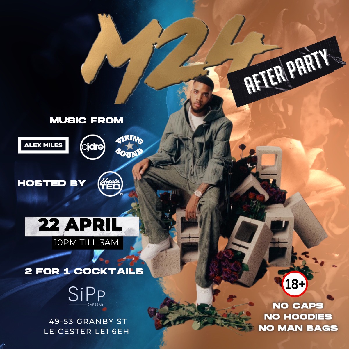 Superstar m24 big brand new mixtape launch party in leicester 22/04 ...