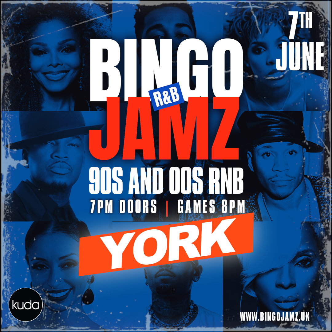 Bingo Jamz York Debut | June 7th at Kuda, York on 7th Jun | Fatsoma