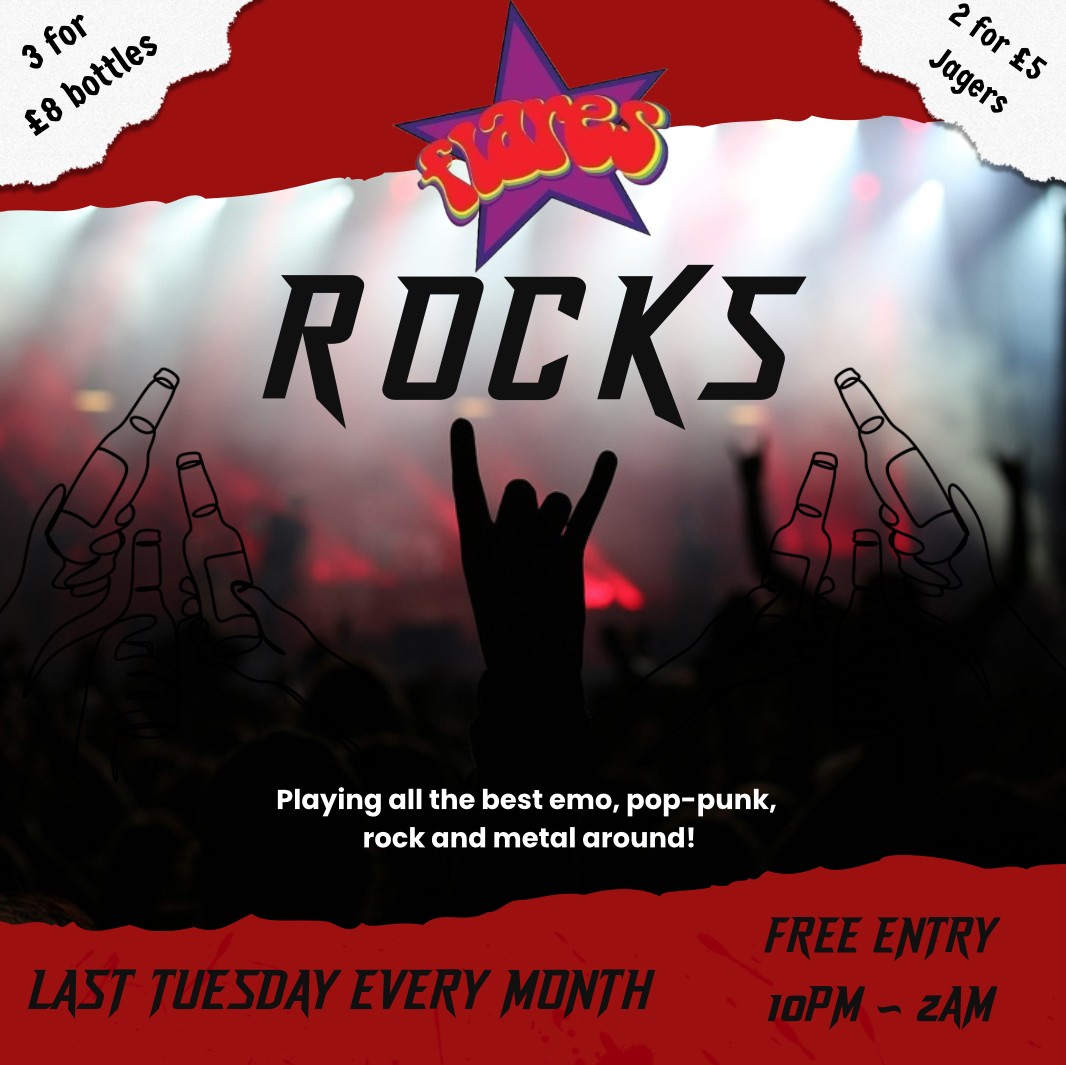 Flares Rocks at Flares - York, York on 30th Apr | Fatsoma