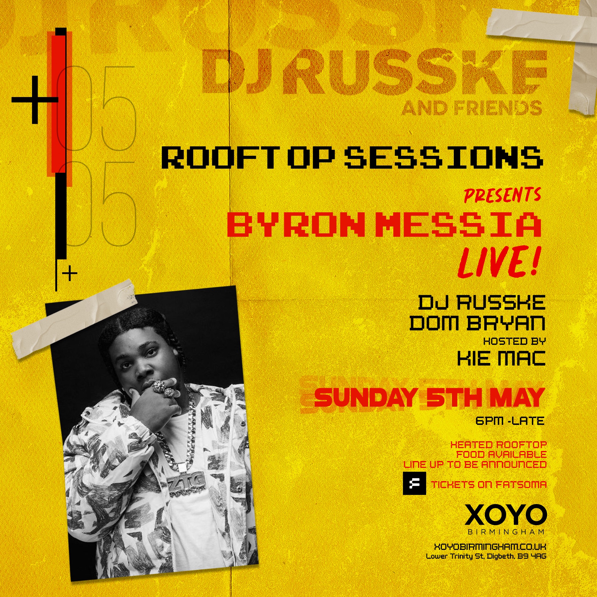 DJ RUSSKE presents BYRON MESSIA @ ROOFTOP SESSIONS - FINAL 50 TICKETS ...