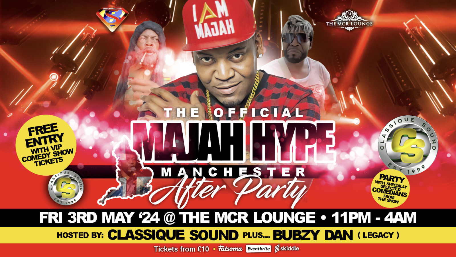 Majah Hype official Afterparty at The MCR Lounge, Manchester on 3rd May ...
