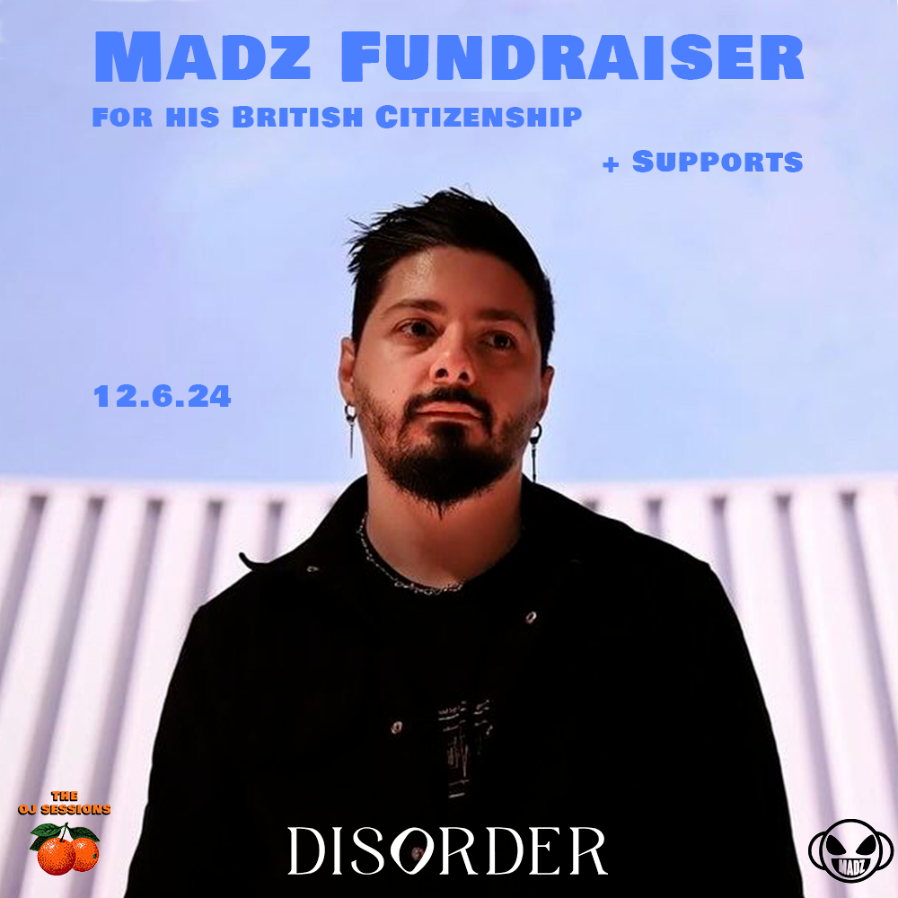 Madz Fundraiser Event - 12.6.24 at Disorder, Manchester on 12th Jun ...