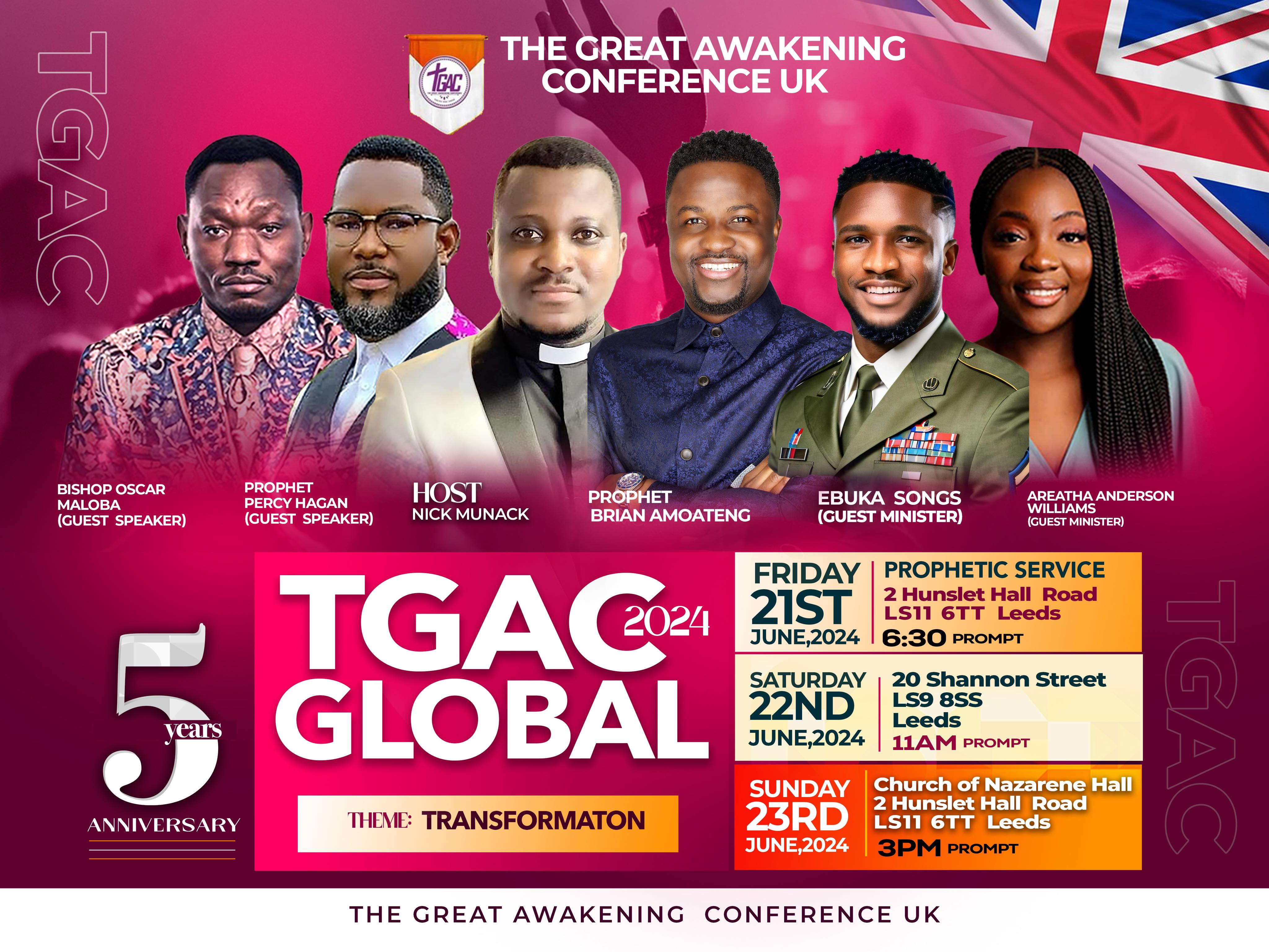 The Great Awakening Conference 2024 at Shannon Street Car Park, Leeds ...