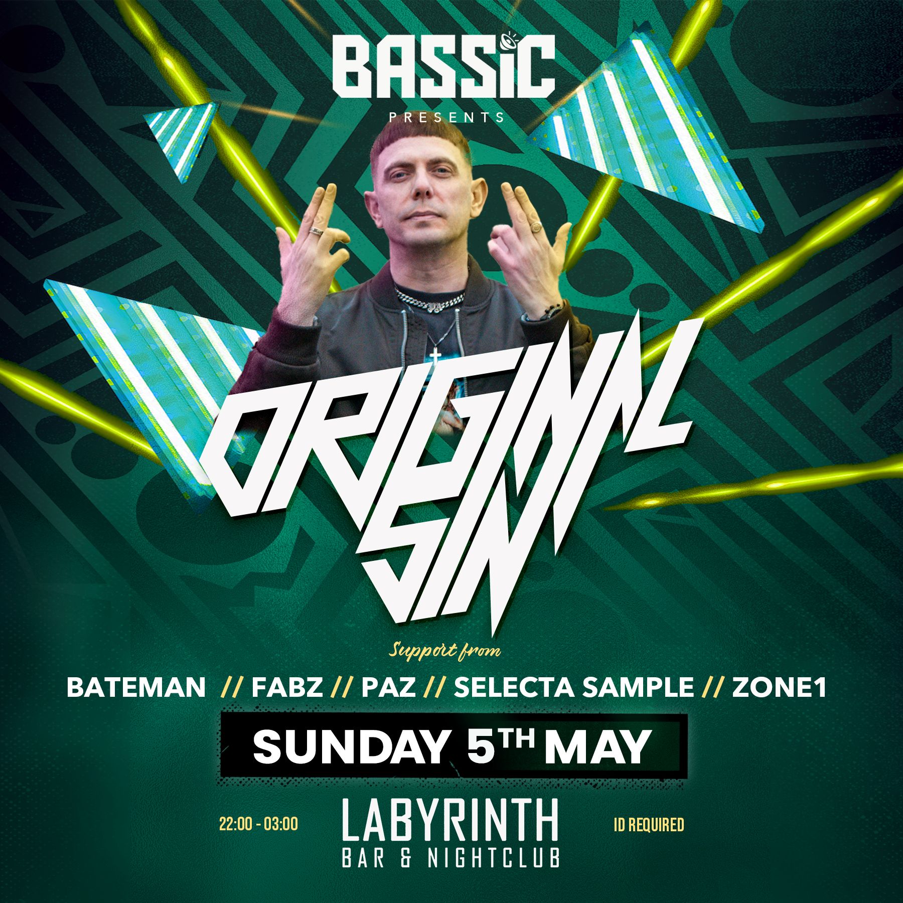 BASSIC Presents... ORIGINAL SIN at LABYRINTH (Bath) at Labyrinth Bar ...