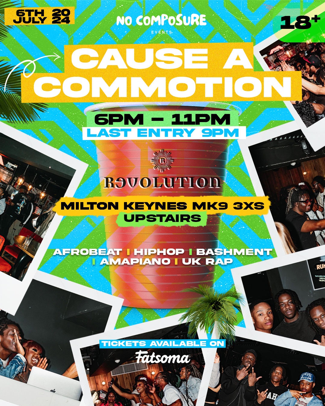 CAUSE A COMMOTION - MK at Revolution Milton Keynes, Milton Keynes on ...