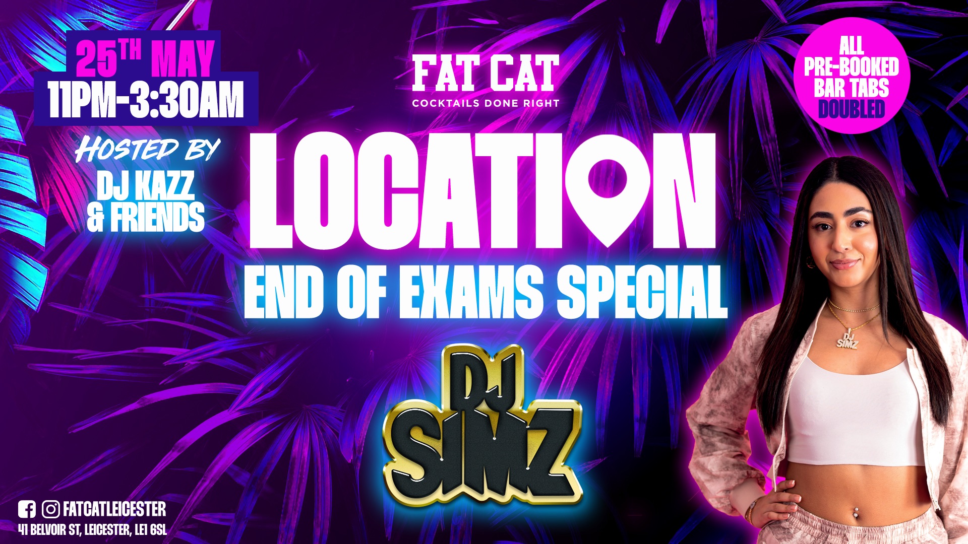 LOCATION HOSTED BY DJ KAZZ & FRIENDS feat. DJ SIMZ - END OF EXAMS 🎶 at ...