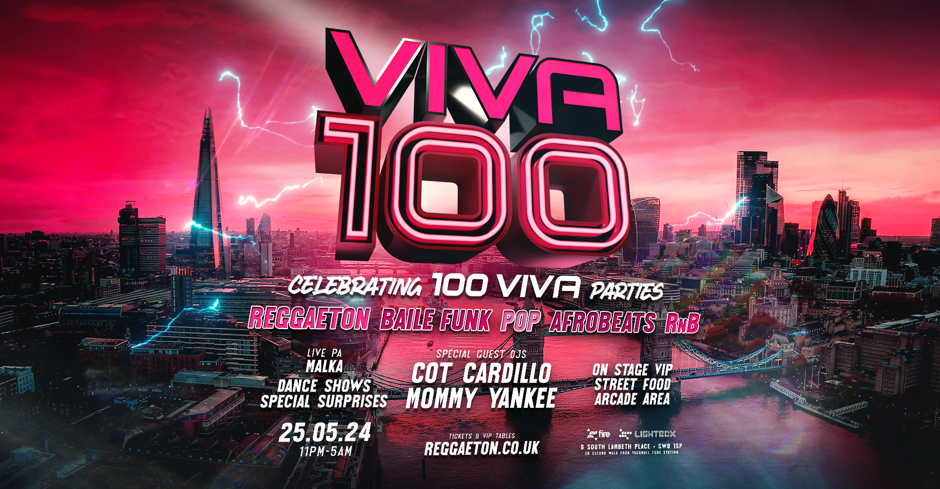 REGGAETON All Night Long at Lightbox, London on 25th May | Fatsoma