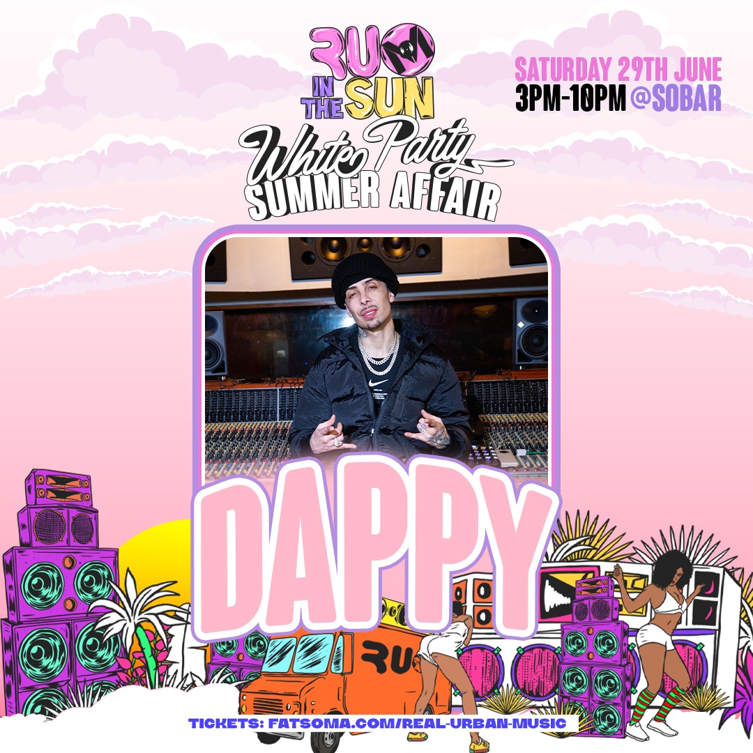N DUBZ FRONT MAN DAPPY LIVE AT R.U.M IN THE SUN ALL WHITE PARTY at ...