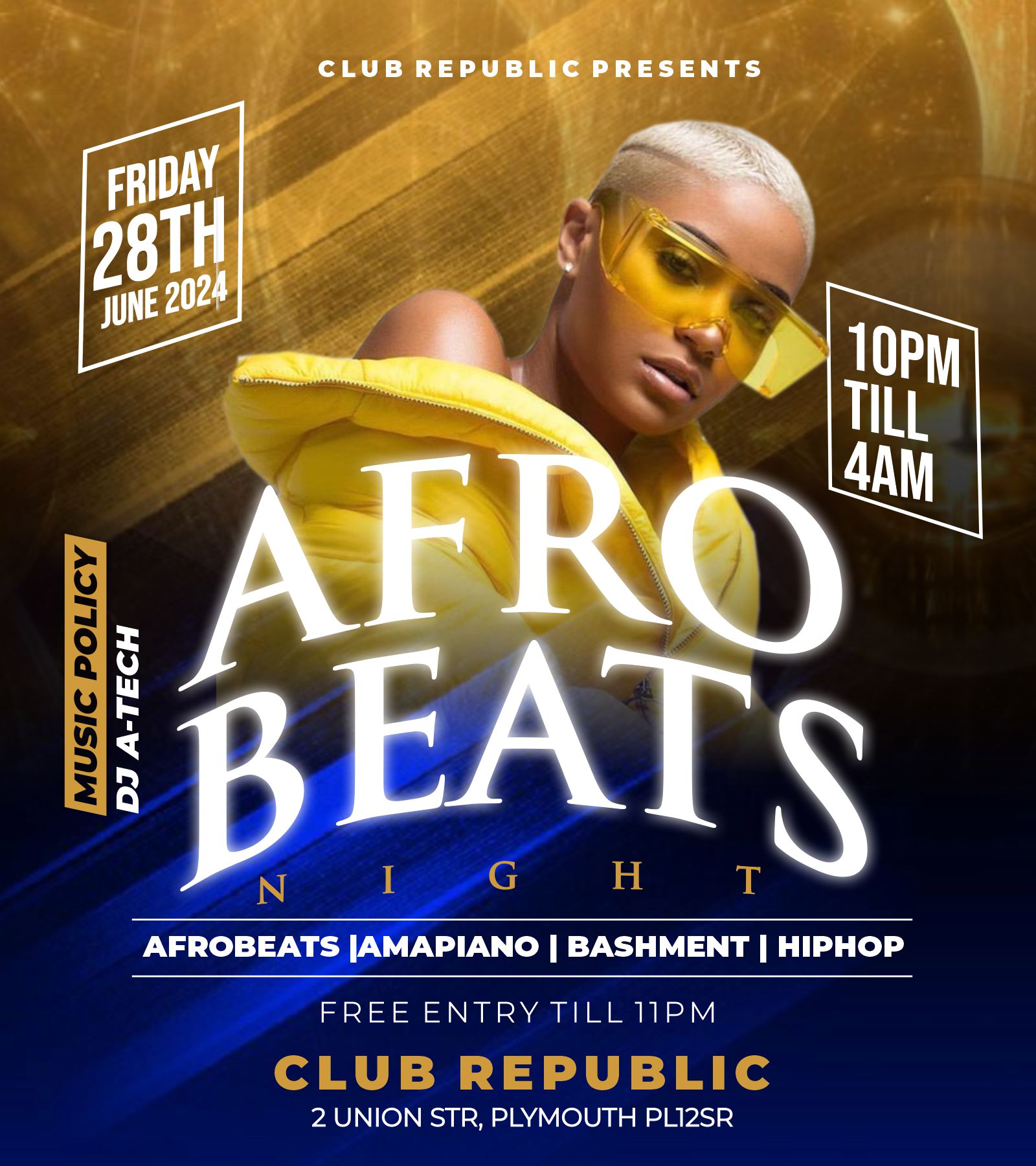 REPUBLIC AFROBEAT NIGHT X JAGABAN BIRTHDAY PARTY at Republic, Plymouth ...