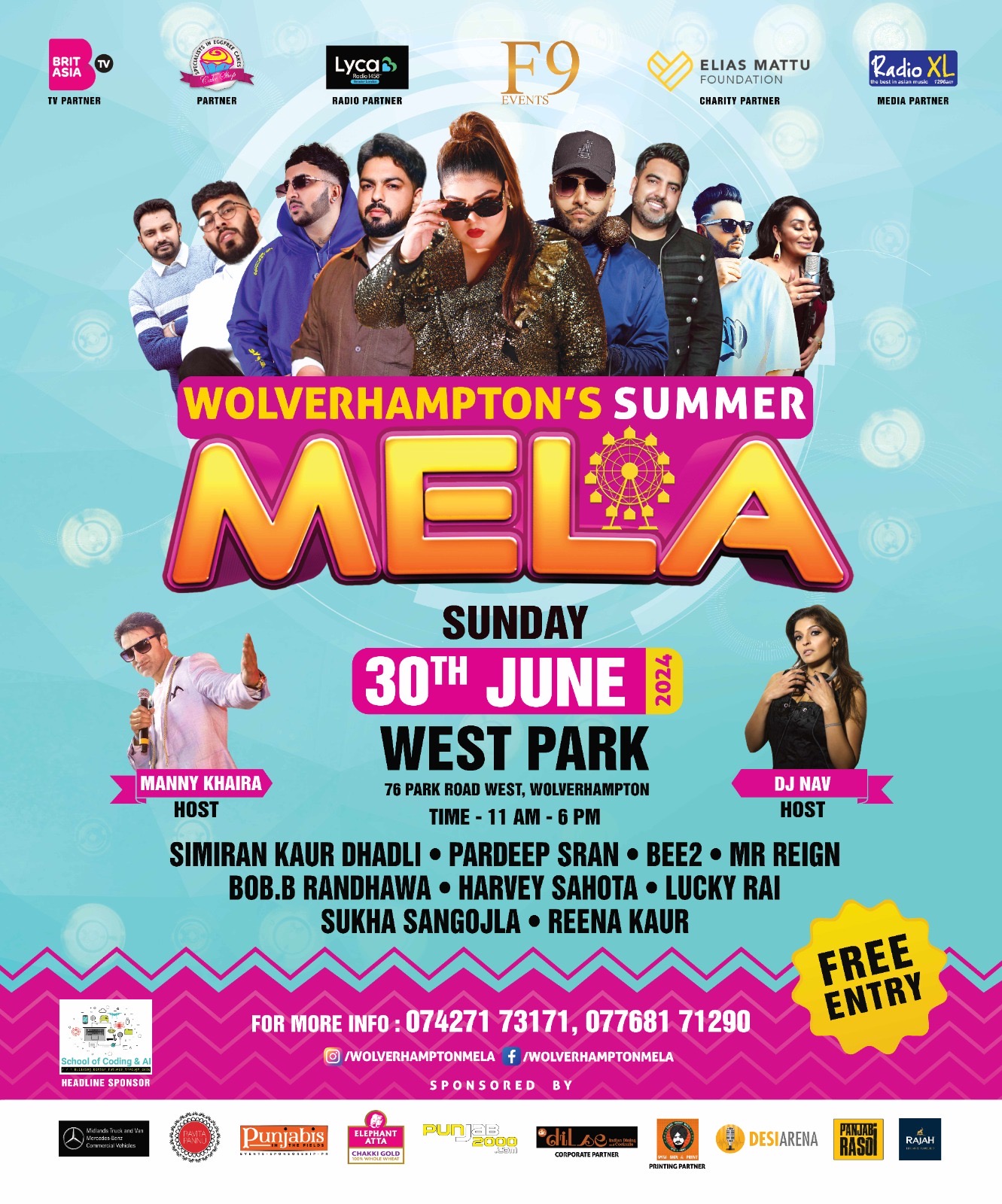 Wolverhampton Mela at West Park, Wolverhampton on 30th Jun | Fatsoma