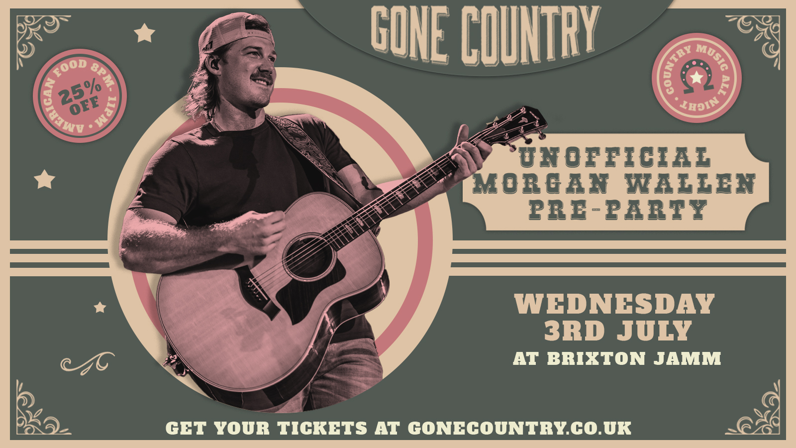 Morgan Wallen: Unofficial Pre-Party *FINAL RELEASE* at Brixton Jamm ...