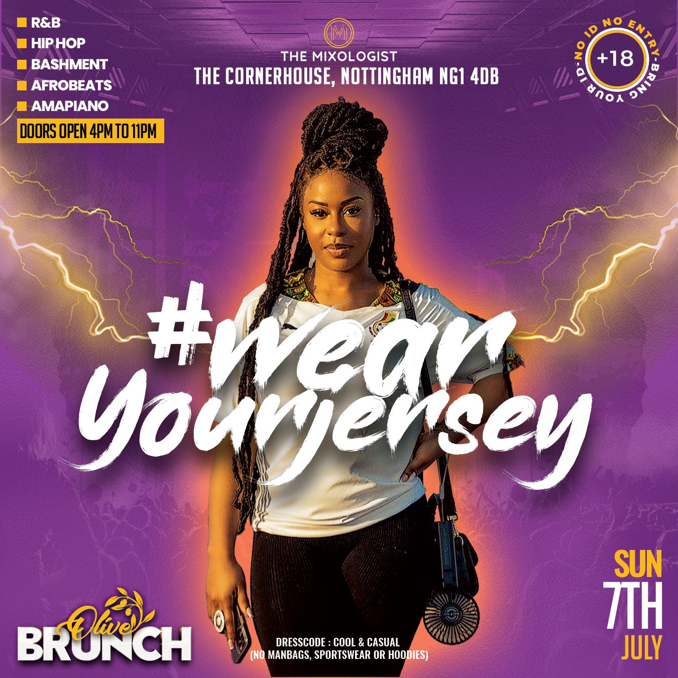 #Wearyourjersey Day Party at Mixologist, Nottingham on 7th Jul | Fatsoma