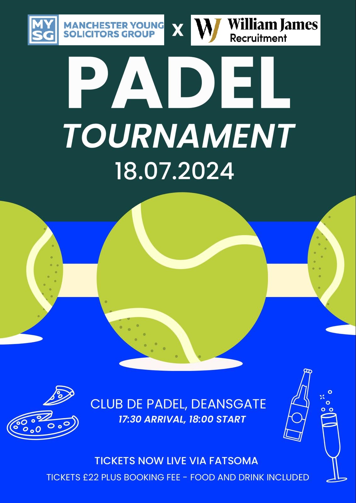 MYSG Club de Padel Tournament 18.07.24 at Club de Padel, Manchester on ...