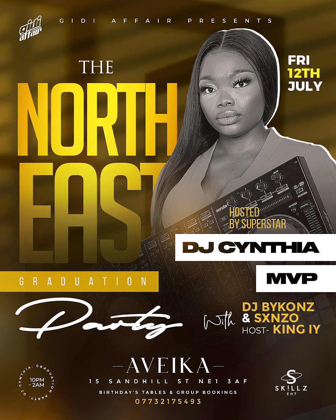 🎶 Gidi Affair Presents The North East Official GRADUATION PARTY - FRI ...