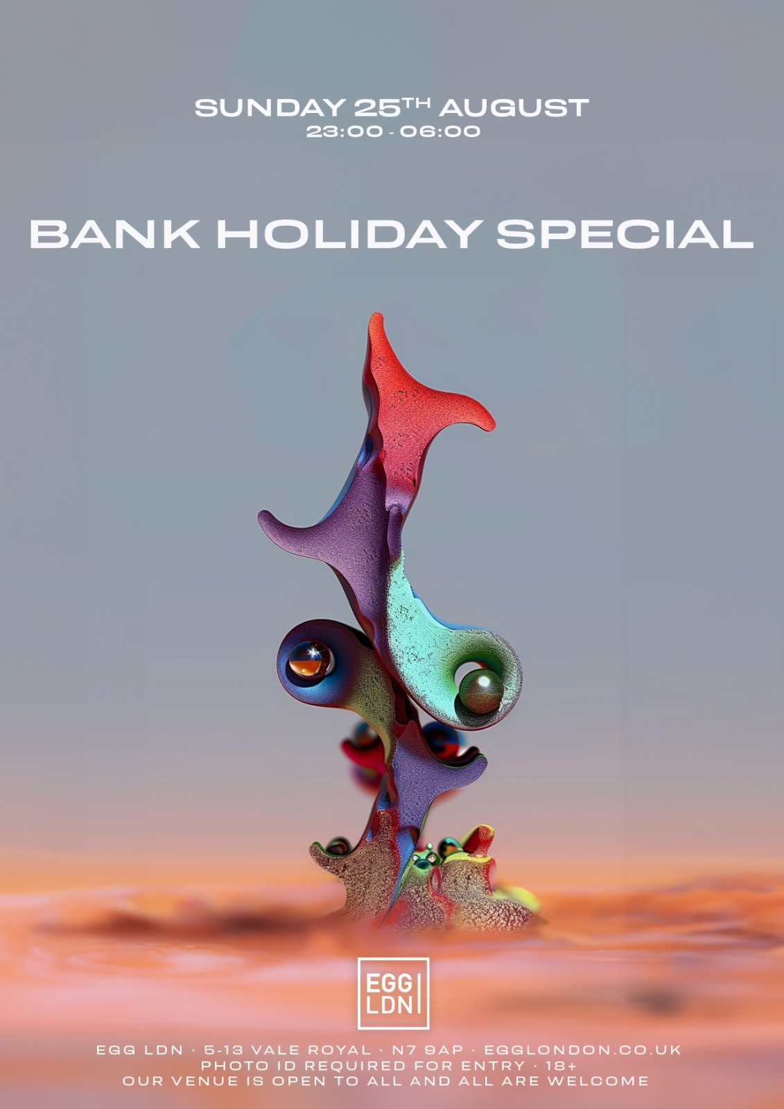 Egg LDN Pres: Bank Holiday Sunday Special - House, Reggaeton & Tech ...