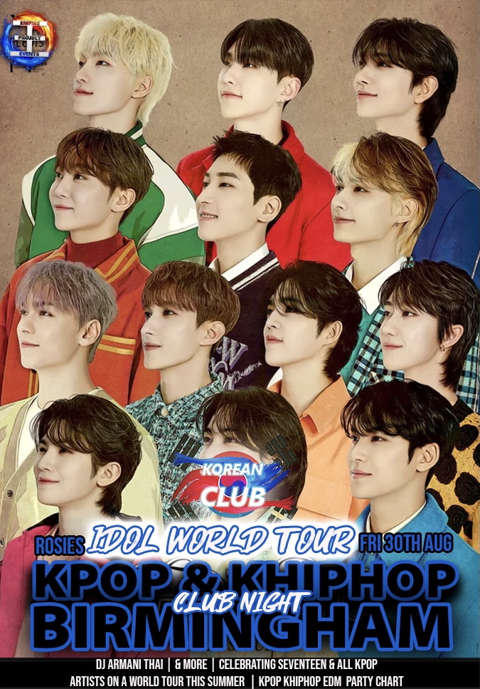 BIRMINGHAM End Of Summer KPop Club Night: Korean Club Idol World Tour x ...