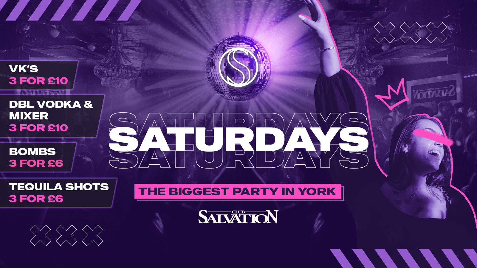 SALVATION SATURDAYS: The Biggest Party In York! at Club Salvation, York ...