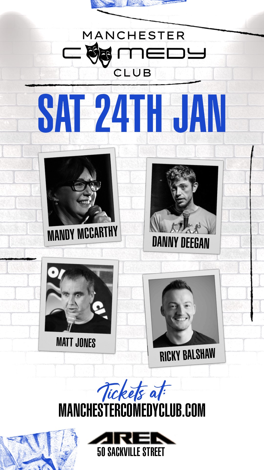 Manchester Comedy Club presents: RICKY BALSHAW & FRIENDS at Area ...
