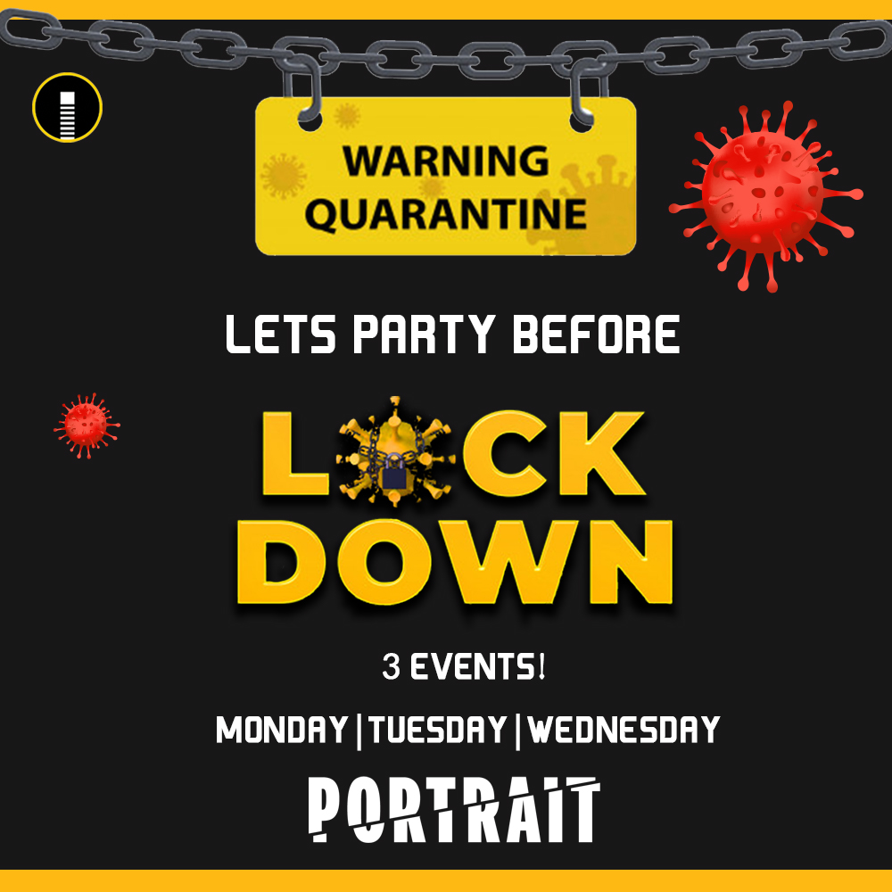 [SOLD OUT] VIP Mondays! Pre Lockdown Special Part 1! at Portrait Bar ...