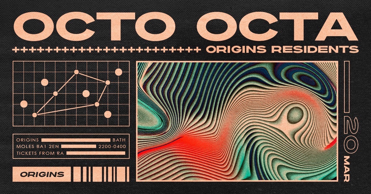 Origins: Octo Octa at Moles, Bath on 20th Mar 2020 | Fatsoma