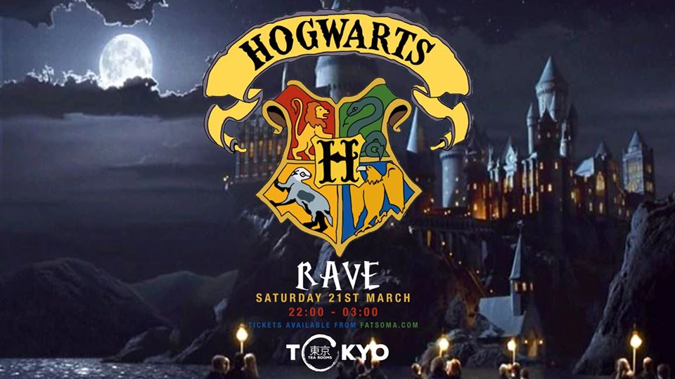 Canterbury Hogwarts Rave 2020 at Tokyo Tea Rooms, Canterbury on 16th ...