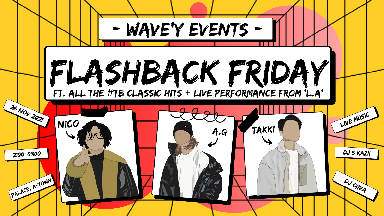 Flashback Friday at The Palace Restaurant & Venue, Aldershot on 26th ...