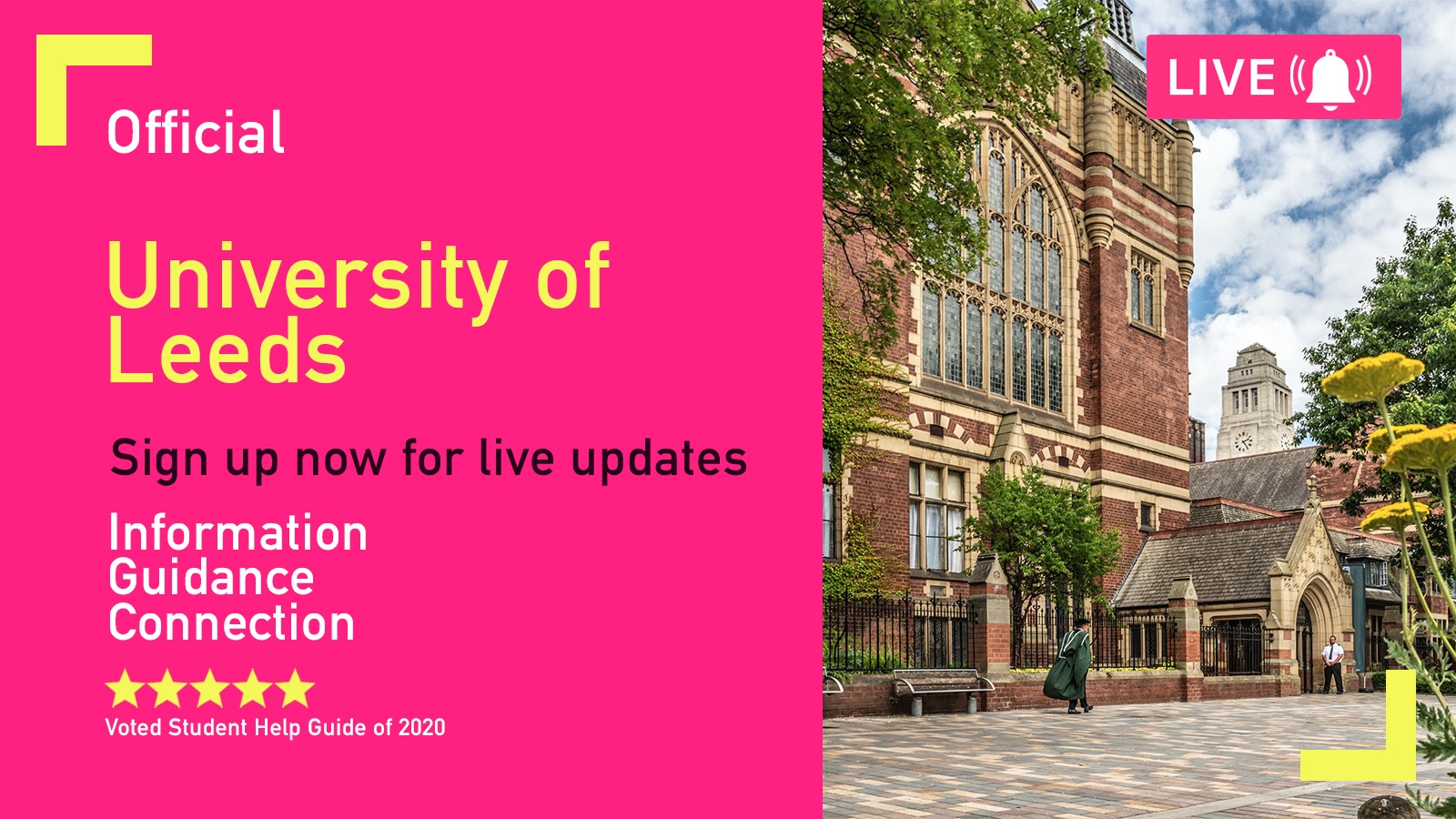 Leeds University Freshers Week 2022 - Free Pre-Sale Registration at ...