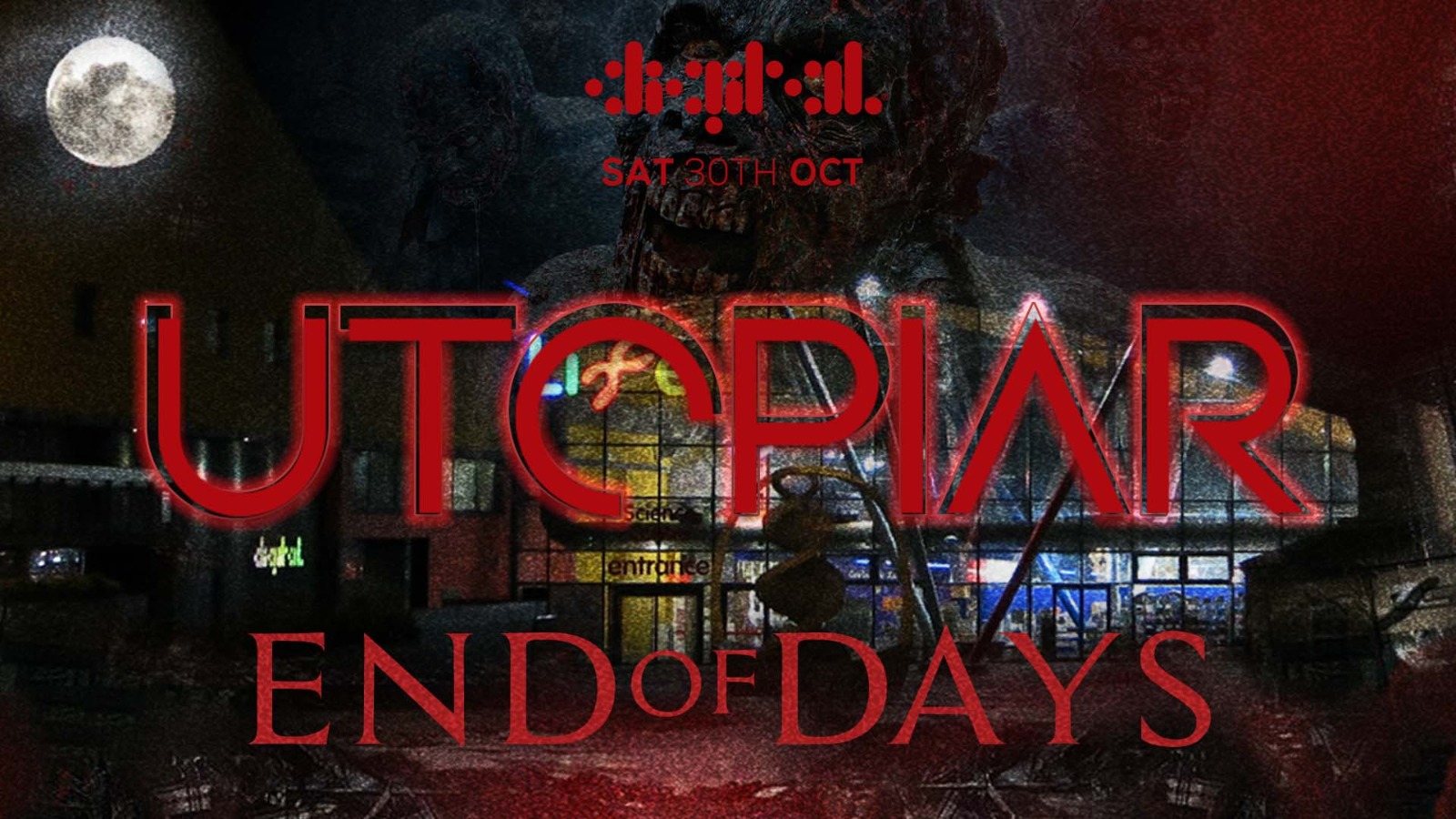 UTOPIAR | LATE ENTRY TICKET 1AM - 4AM | THE END OF DAYS 💀🪦 | 30TH ...