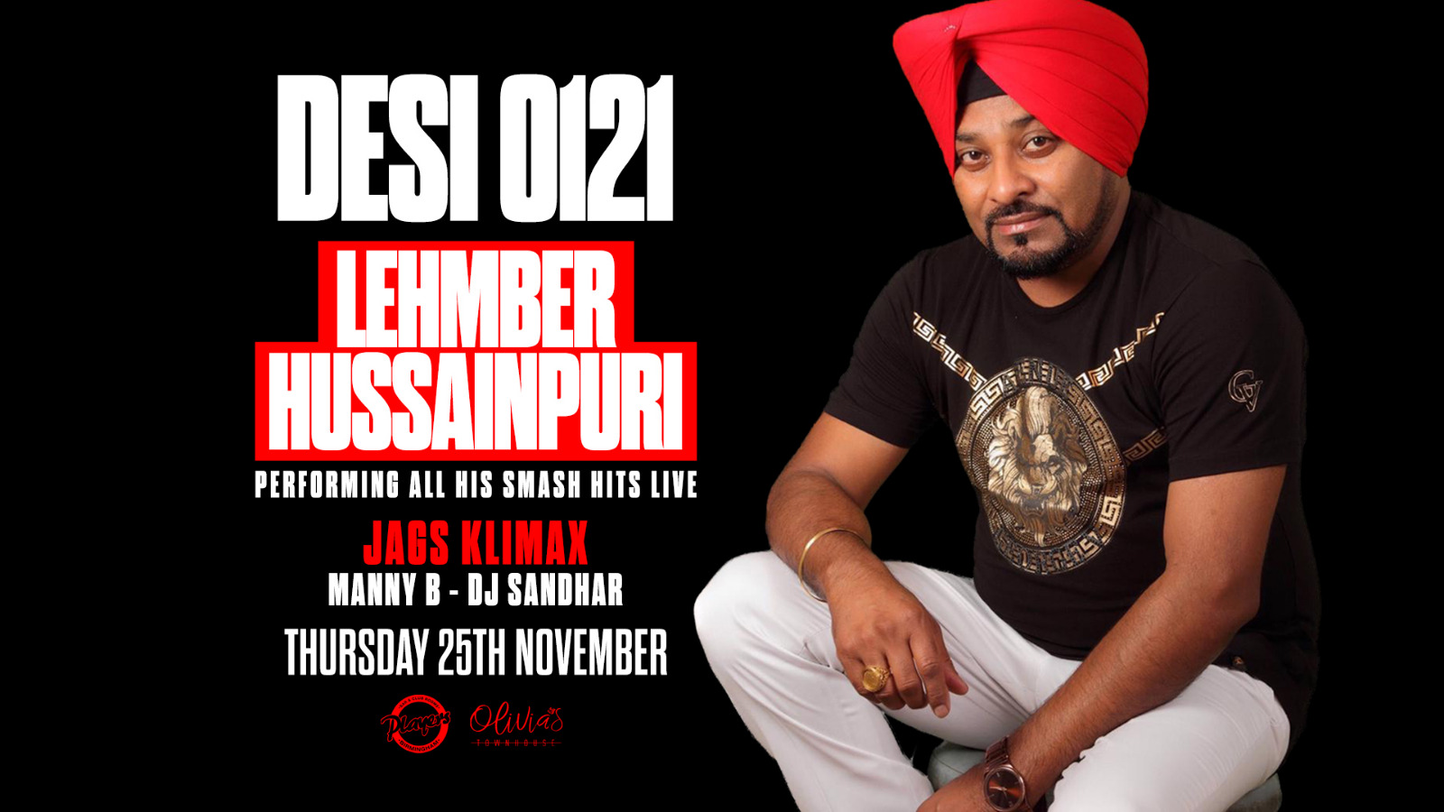 [FINAL TICKETS!] DESI 0121 x LEHMBER HUSSAINPURI + GUESTS Live ...
