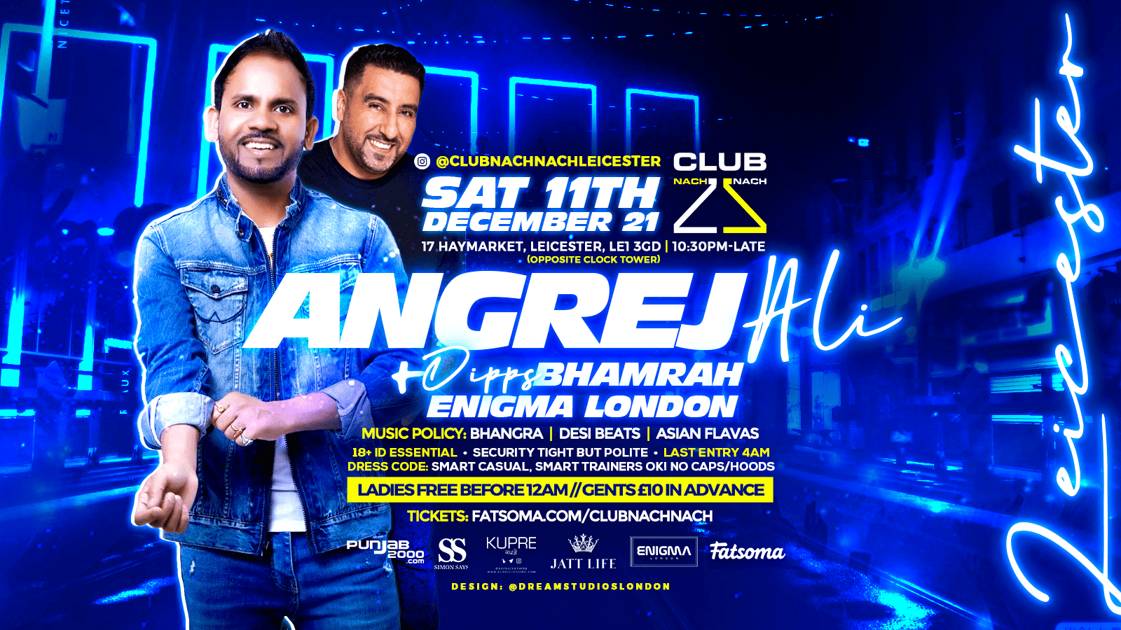ANGREJ ALI & DIPPS BHAMRAH LIVE!! at CLUB NACH NACH, Leicester on 11th ...