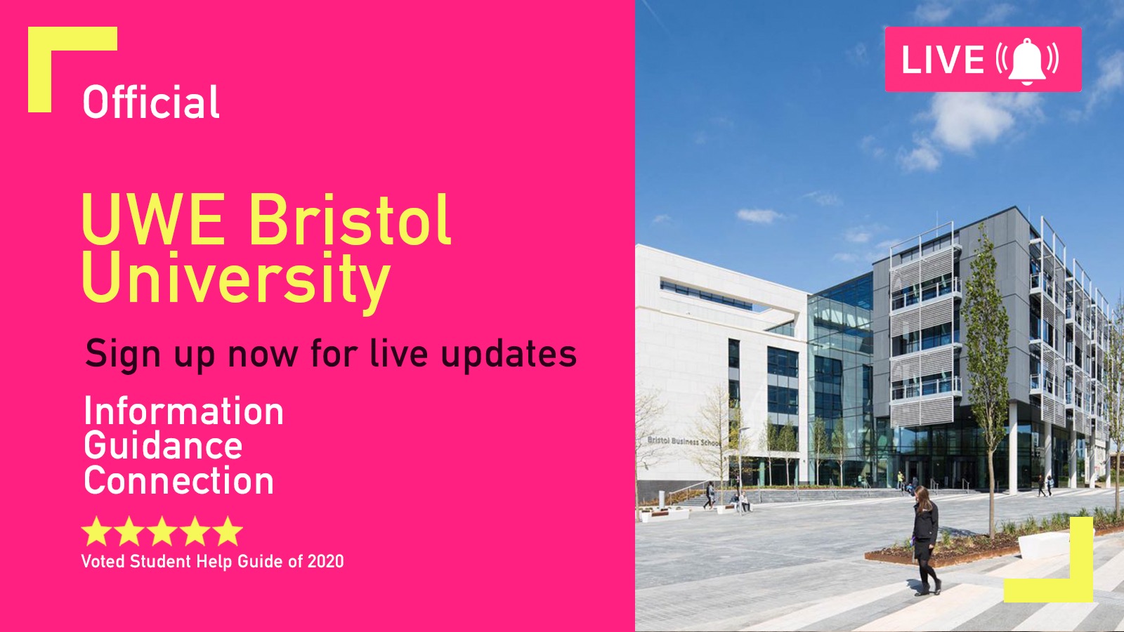 UWE (University of West England) Freshers Week 2021 - Free Registration ...