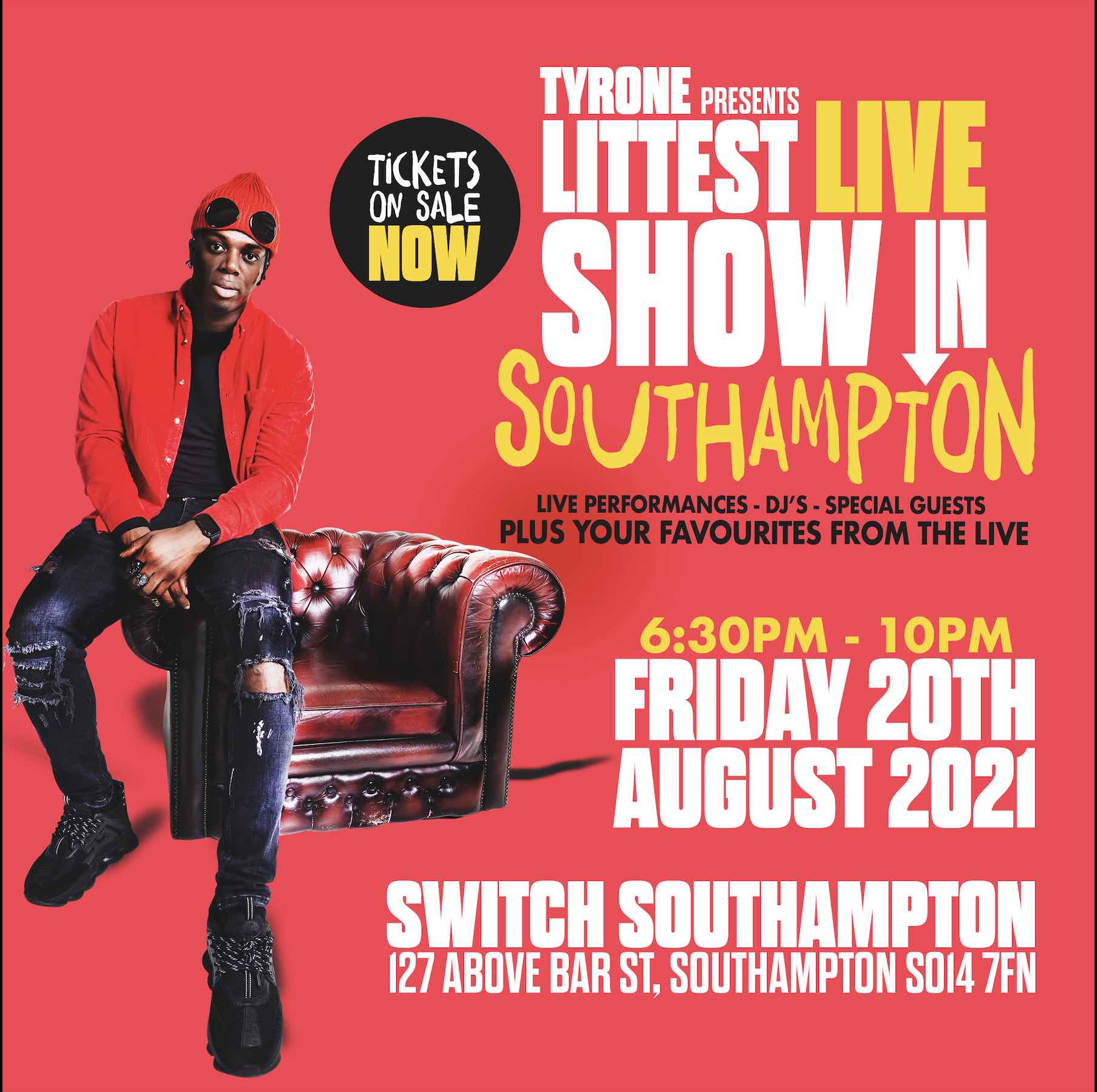 *CANCELLED* Littest Live Show in Southampton at Switch Southampton ...