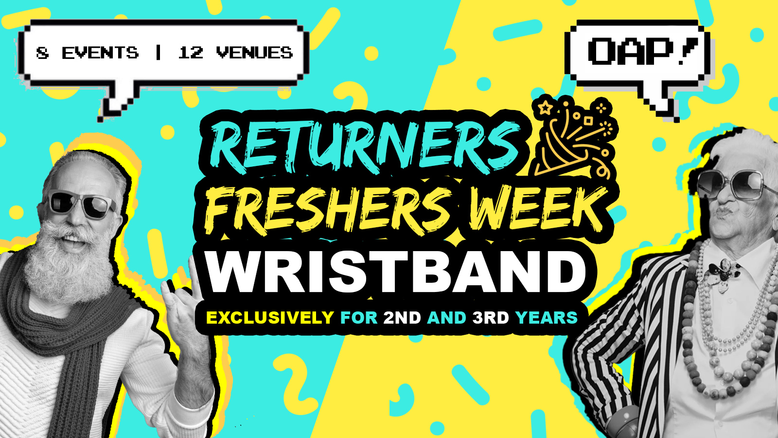 Manchester Uni Returners Freshers Week Wristband 2021 | Exclusive for ...