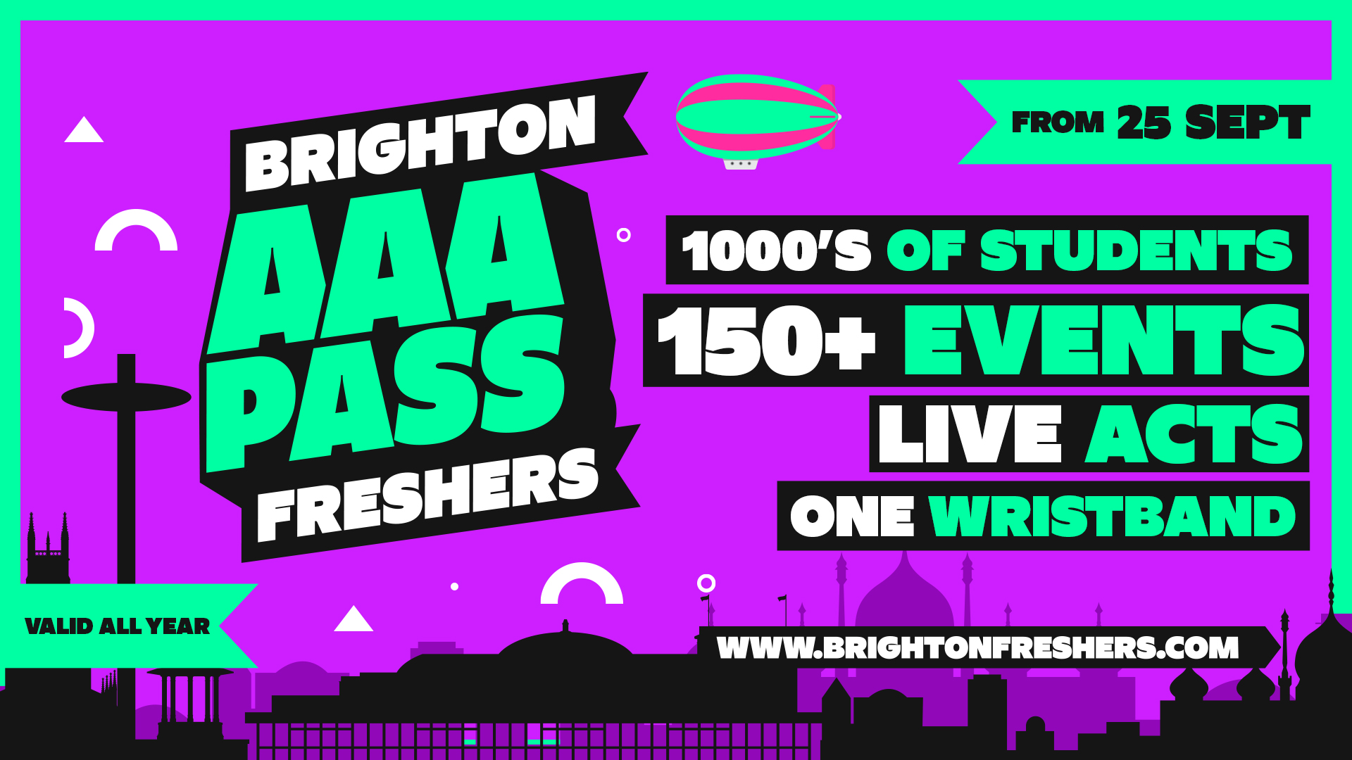 AAA Pass Brighton 2021 at BRIGHTON, Brighton on 25th Sep 2021 | Fatsoma