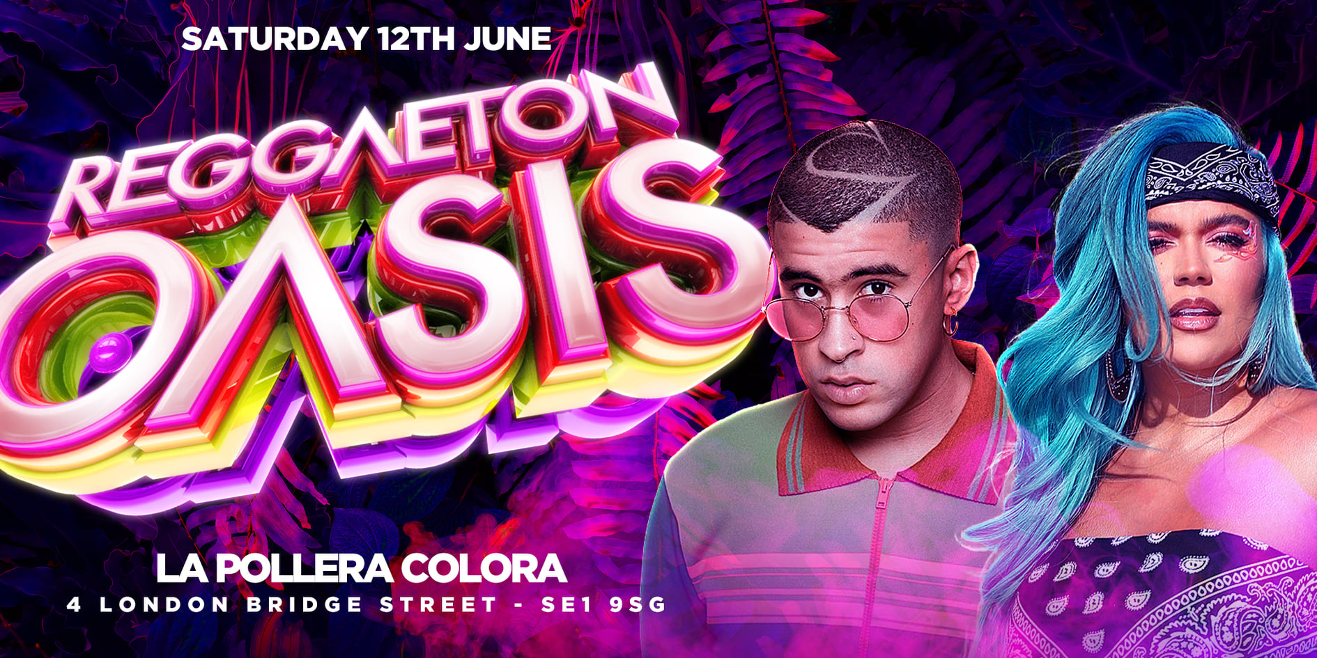 REGGAETON OASIS @ LA POLLERA COLORA - SATURDAY 12TH JUNE 2021 - Over 21 ...
