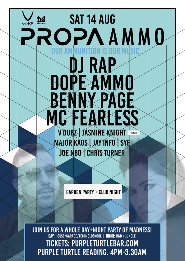 PROPA AMMO ALL DAYER: DJ Rap, Dope Ammo, Benny Page, MC Fearless + more ...