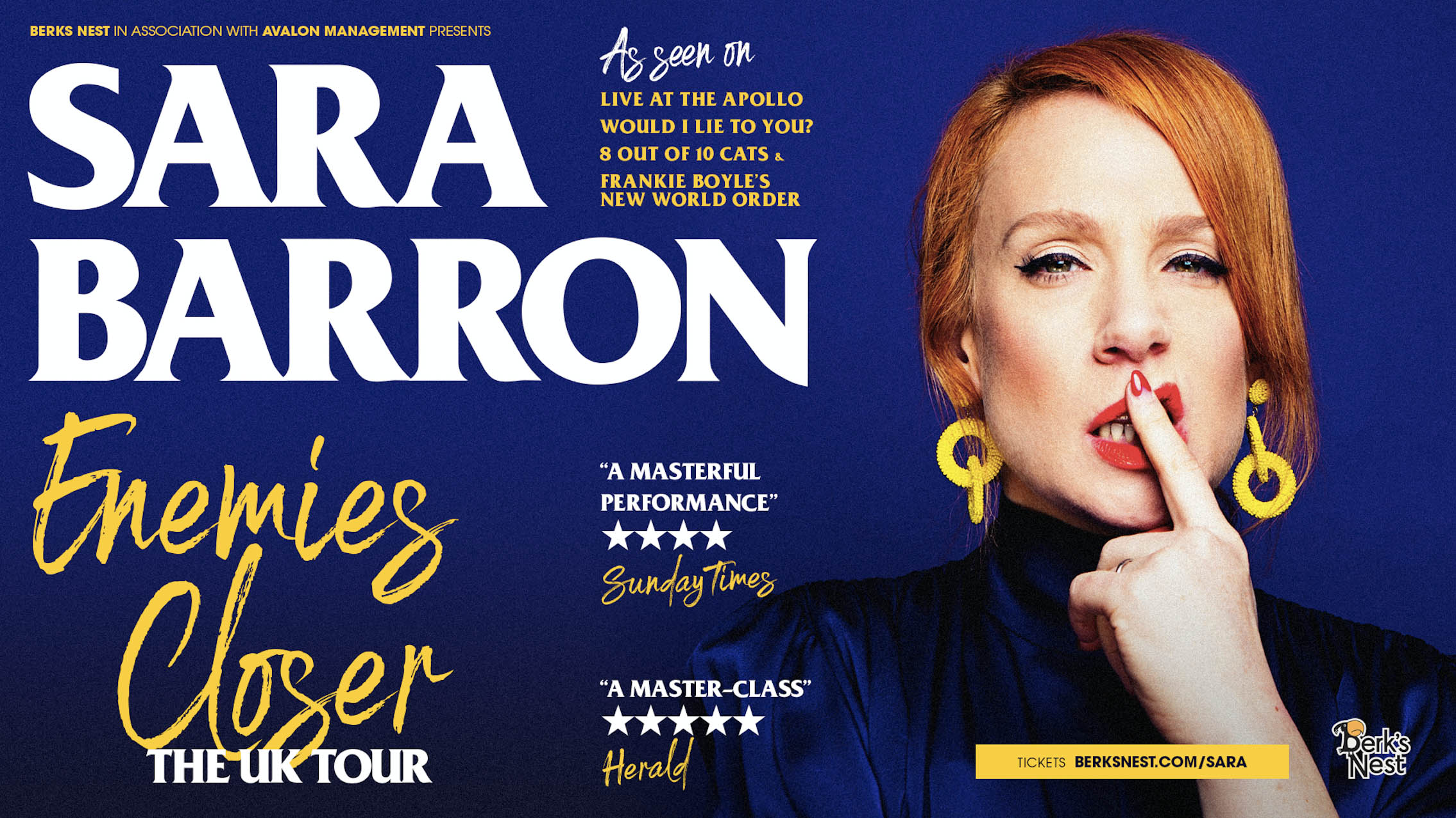 Sara Barron: Enemies Closer Tour at Voodoo Daddy's Rock 'n' Roll Pizza ...