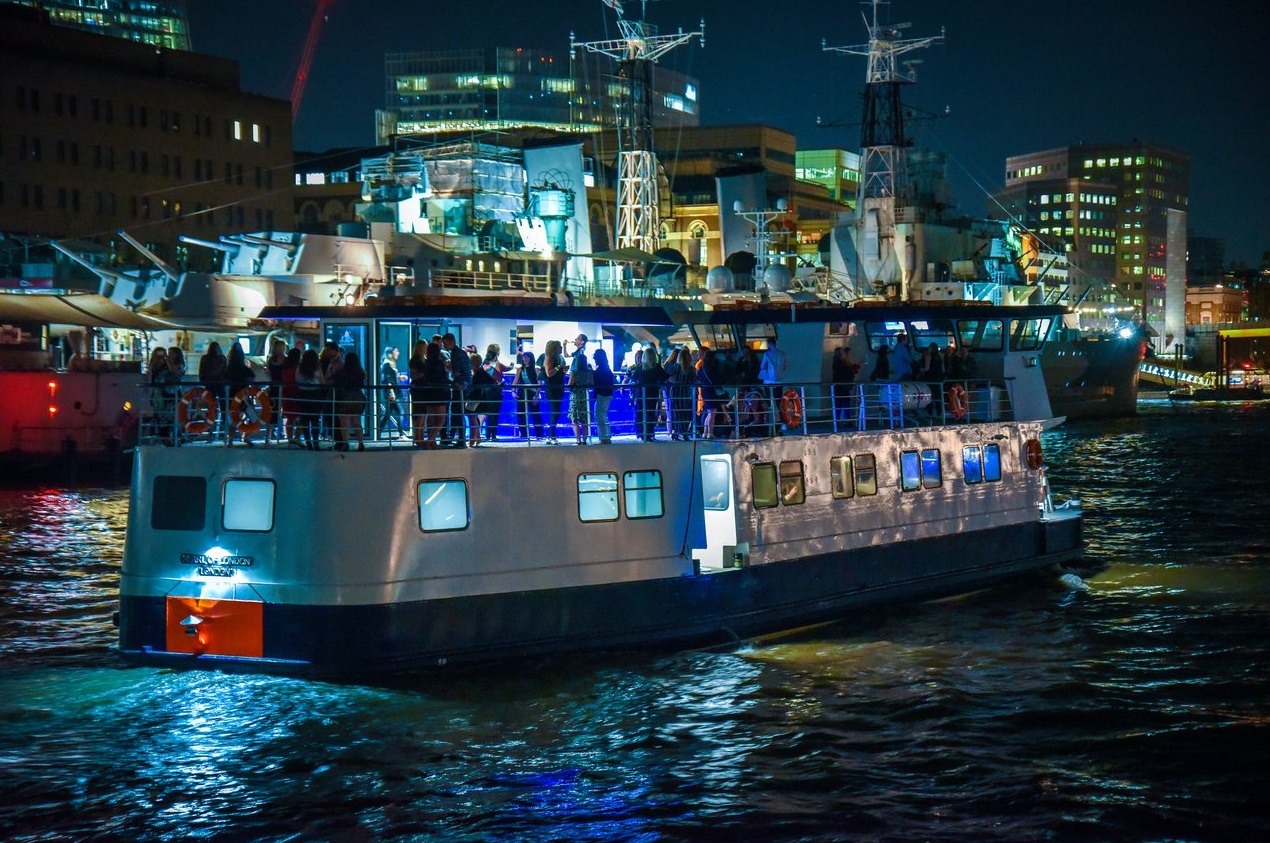 Ibiza Style Summer Boat Party on The Thames at Crown Pier, London on ...