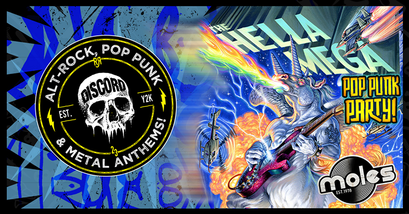 DISCORD - The Hella Mega Pop Punk Party! at Moles, Bath on 13th Oct ...