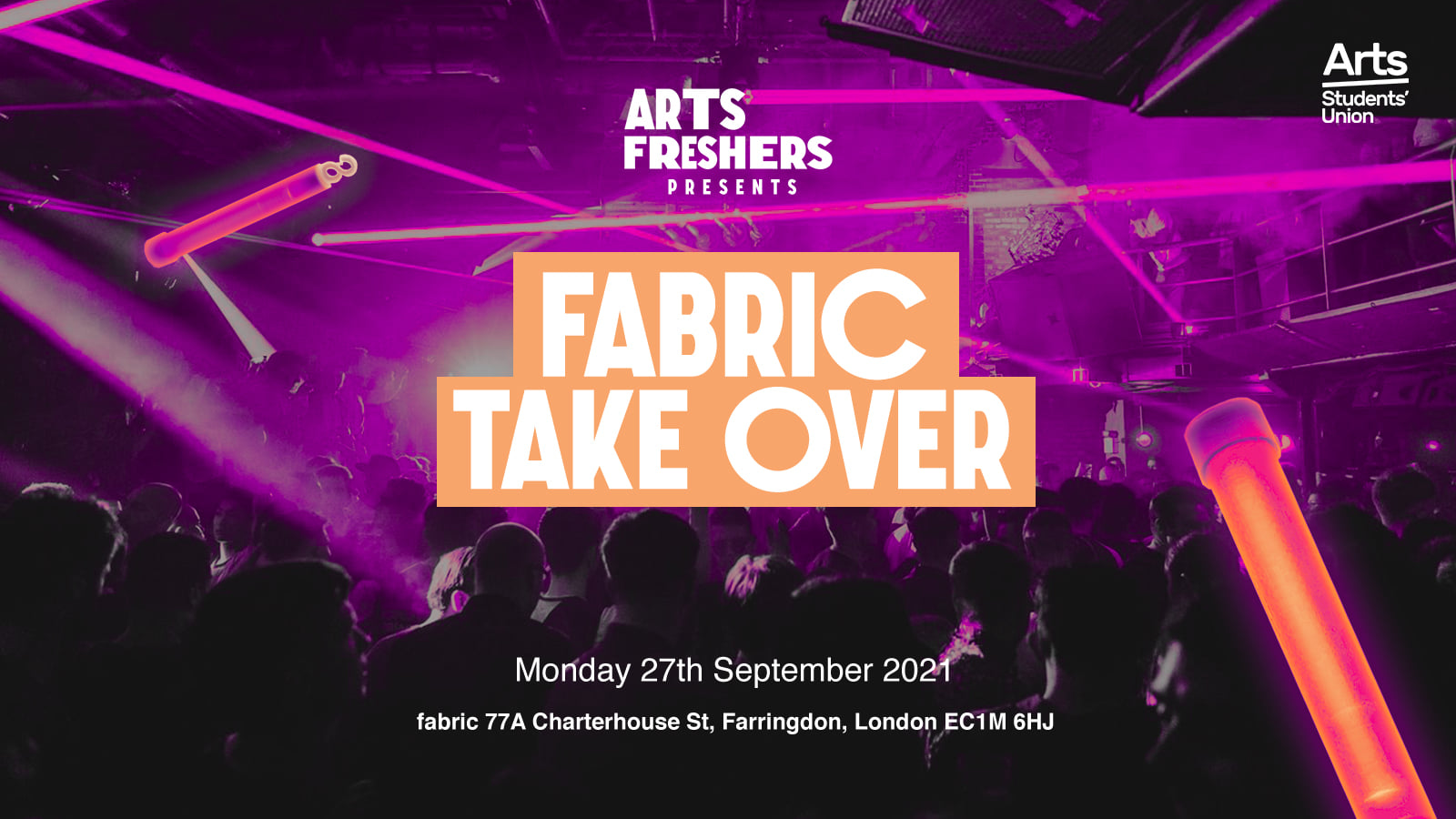 Arts UV Rave Take Over 2021 at Fabric London, London on 27th Sep 2021 ...