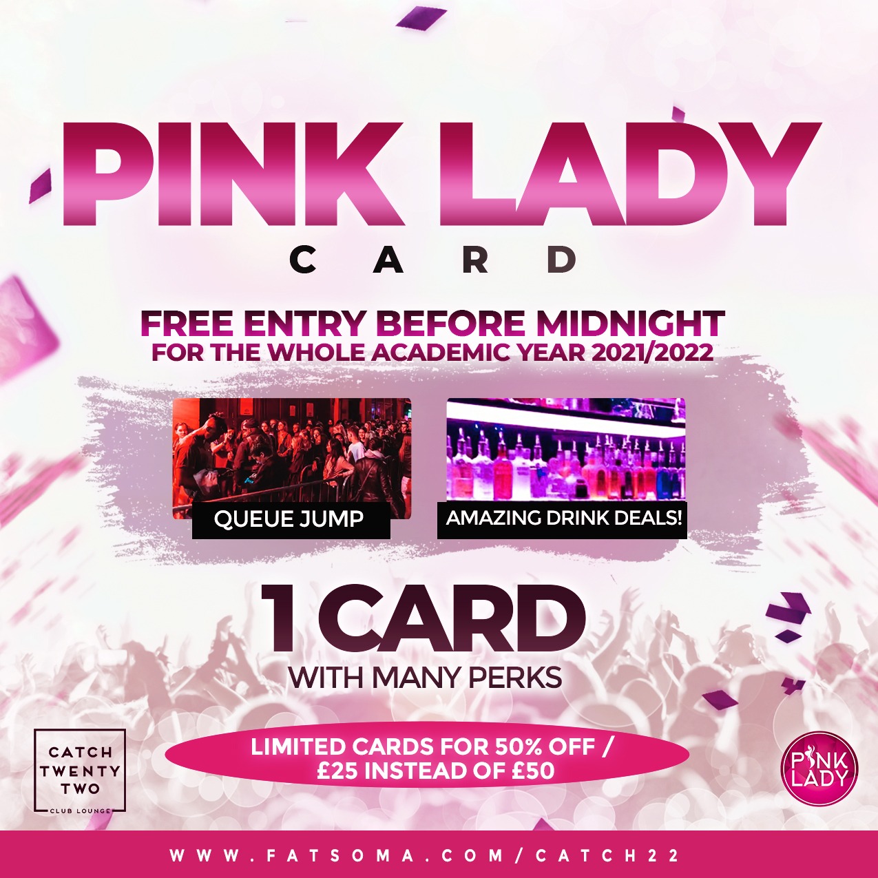 PINK LADY CARD [LAST 100]- PRIORITY LADIES CARD (COVENTRY) at Catch ...
