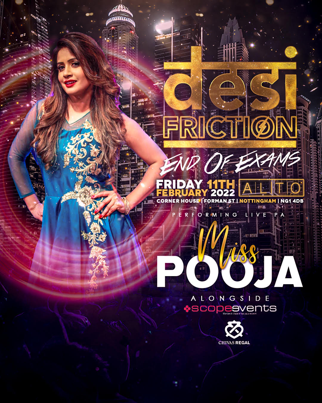Desi Friction Featuring MISS POOJA Nottingham **SOLD OUT** at Alto ...